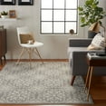 Nourison Jubilant Floral Ivory/Green 5'3" x 7'3" Area Rug, (5x7 ...