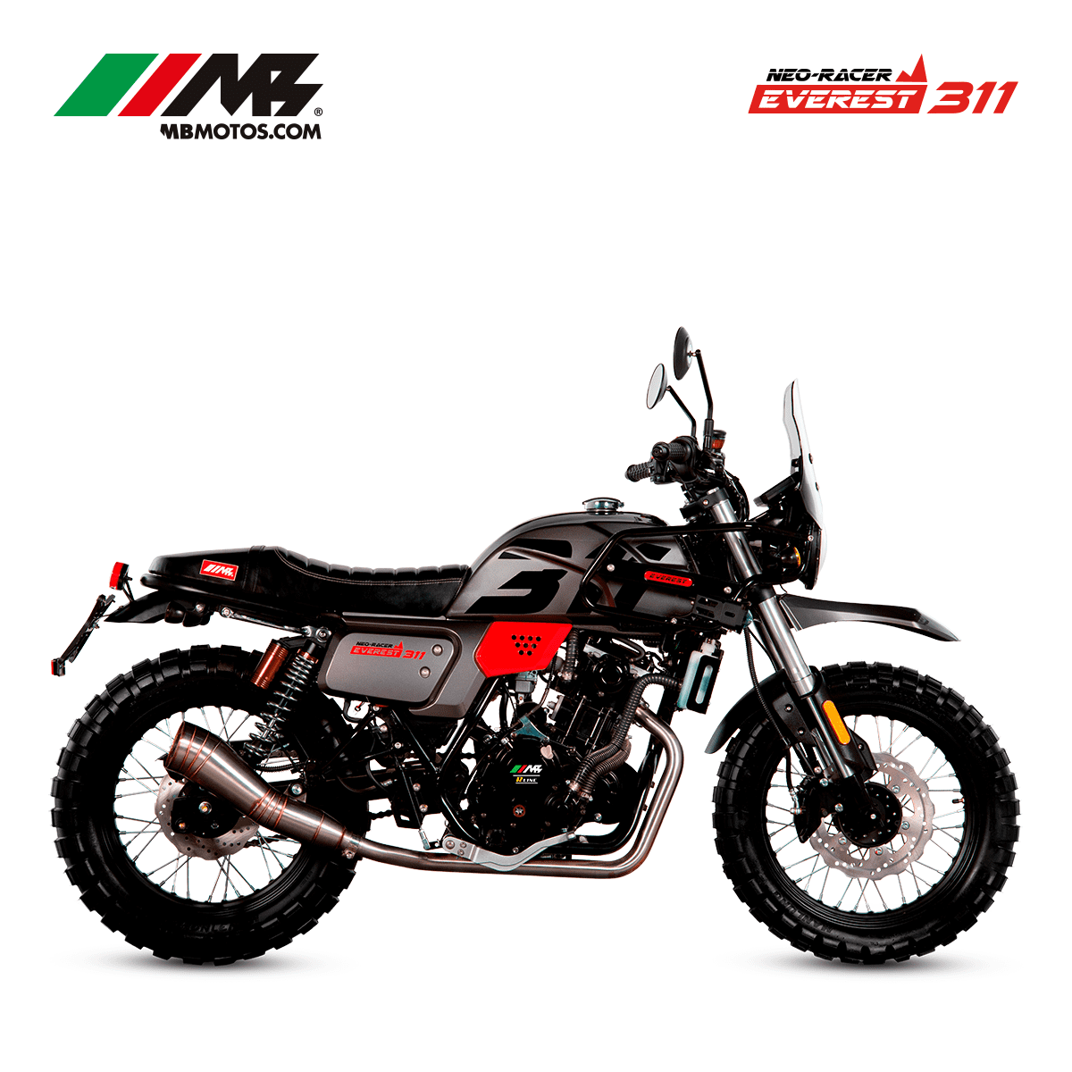 Motocicleta Adventure MB Everest 311 Performance 300cc Naranja 2024 ...