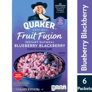 Quaker Single Serving Instant Oatmeal Chocolate, 6 Packets - Walmart.com