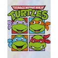 Teenage Mutant Ninja Turtles Girls Squares, Crew Neck, Short Sleeve ...