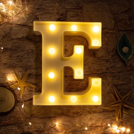Decorative LED Marquee Letter Lights 26 Alphabet Light Up Letters Sign ...