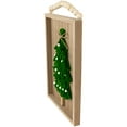 Wooden Framed Wall Sign - Knitted Christmas Tree - Walmart.com