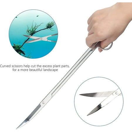 Aquarium Tools Kit, 5 In 1 Anti-rust Aquatic Plant Tool Stainless Steel ...