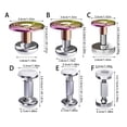 4Pcs Furniture Stabilizers Headboard Stoppers Adjustable Threaded Bed ...