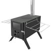 DANCHEL S6 Compact & Portable Stainless Steel Folding Wood Stove with ...