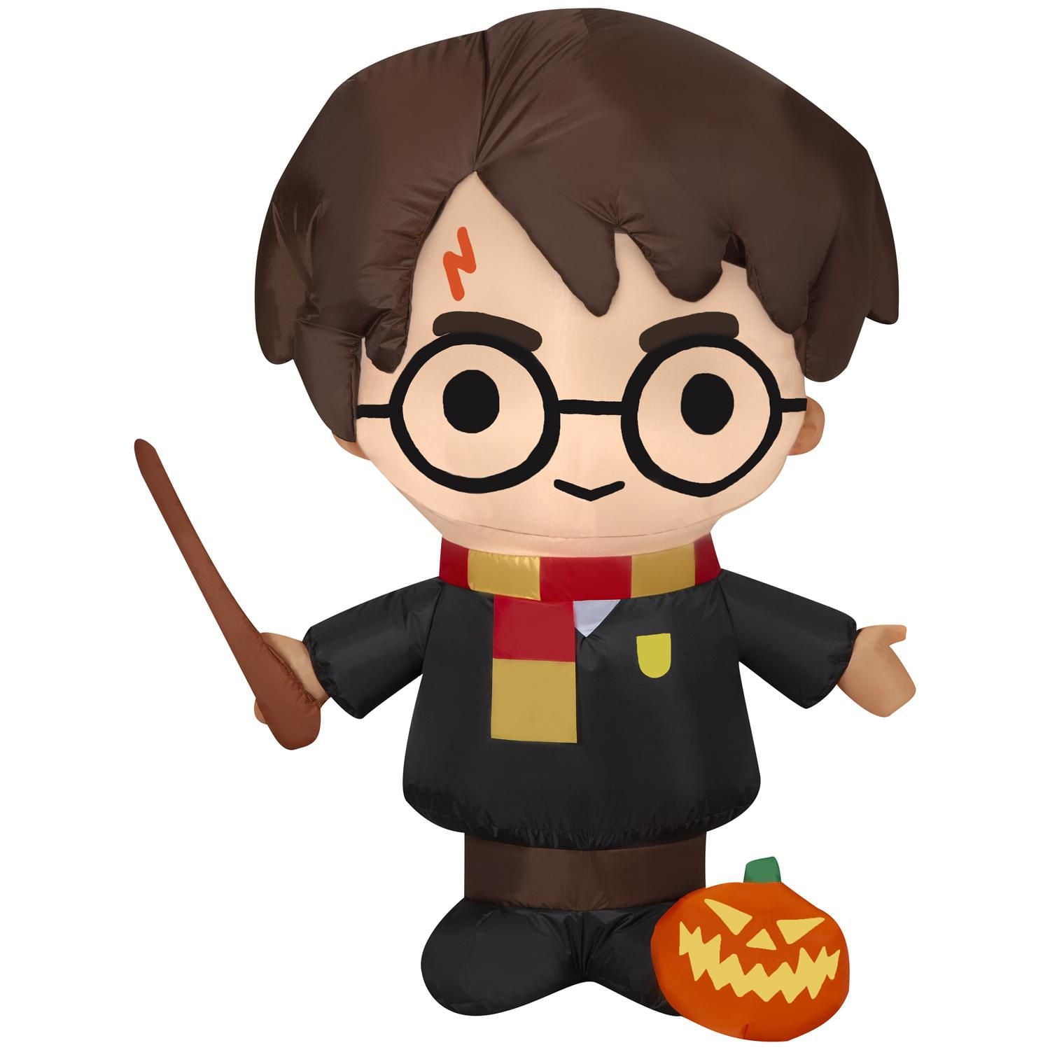 Halloween Inflatable Harry Potter with Jack-O'-Lantern and Wand ...