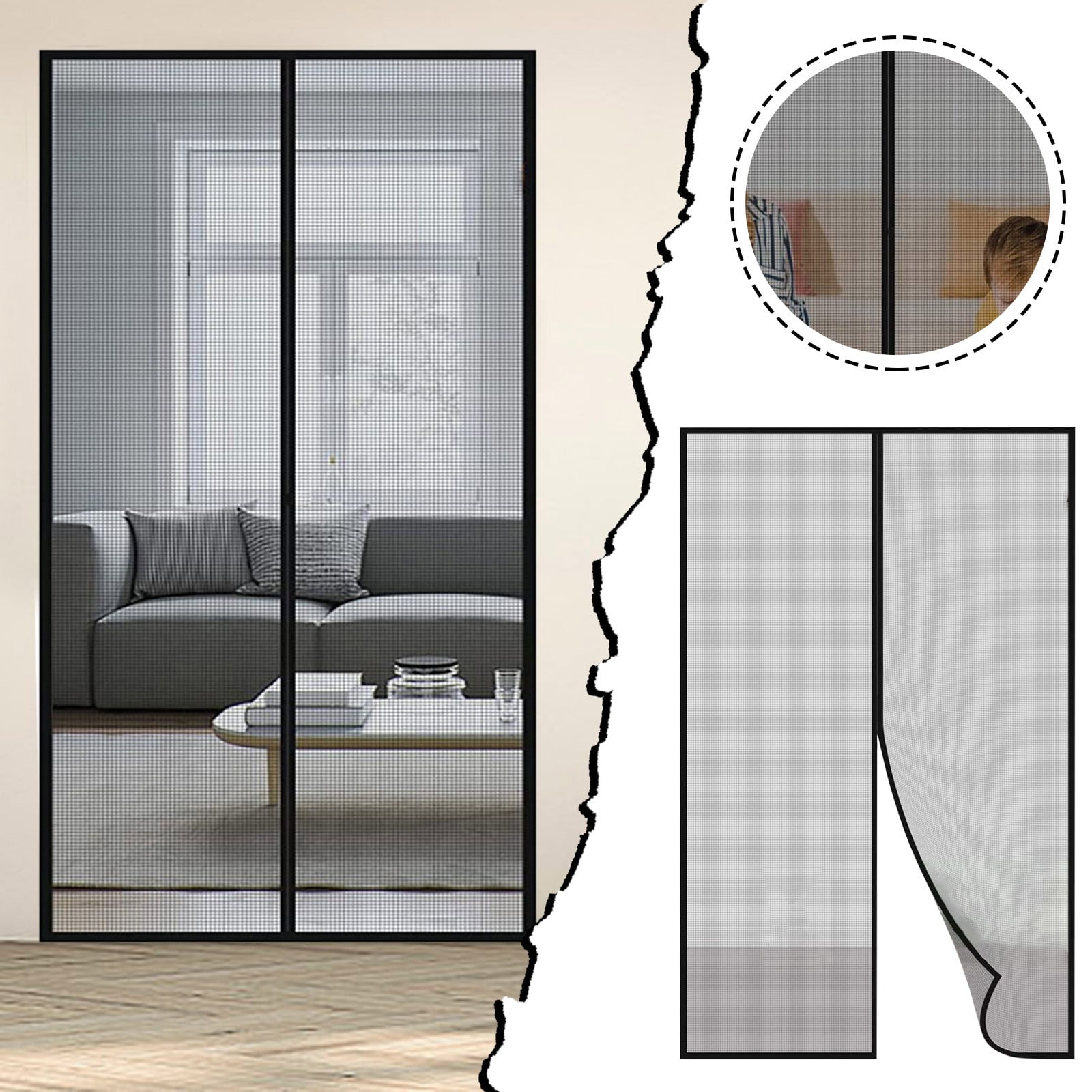 Click here for Uhnmki Door Curtain Strip Door Curtain Soft Door C... prices