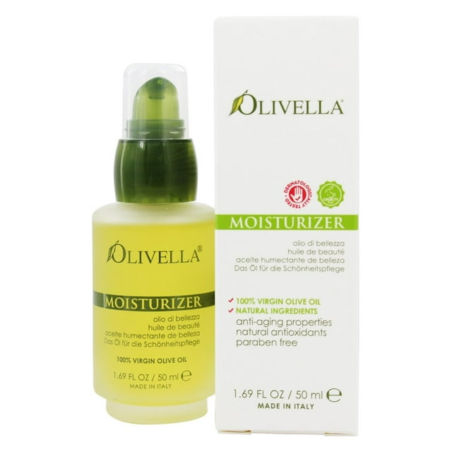 Olivella All Natural Virgin Olive Oil Moisturizer For All Skin Types 1. ...