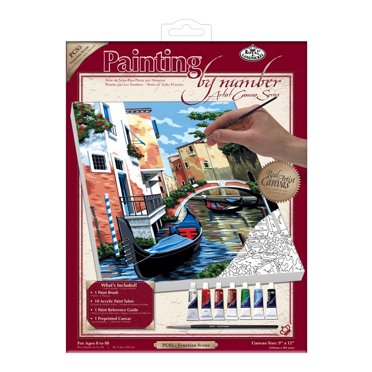 Dimensions Paint By Number 9x12 At The Beach - Walmart.com