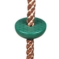 Heavy Duty Agptek Kids Climbing Rope Swing with Hook, Platform & Disc ...