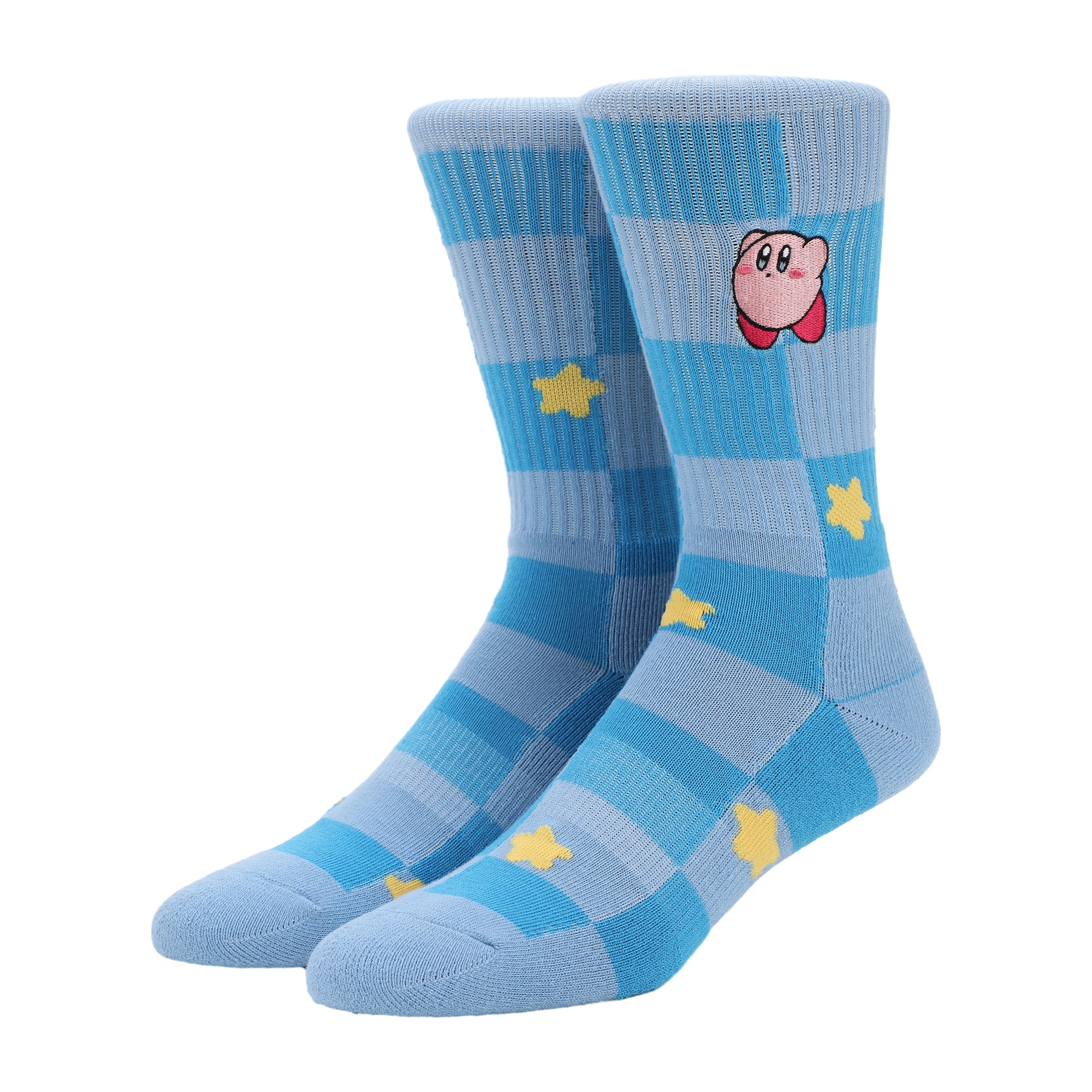 Click here for Bioworld Kirby Checkered Stars Crew Socks prices