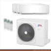 Multi Zone Mini Split Ductless Air Conditioner Tri 3 Zone 12000 12000 ...