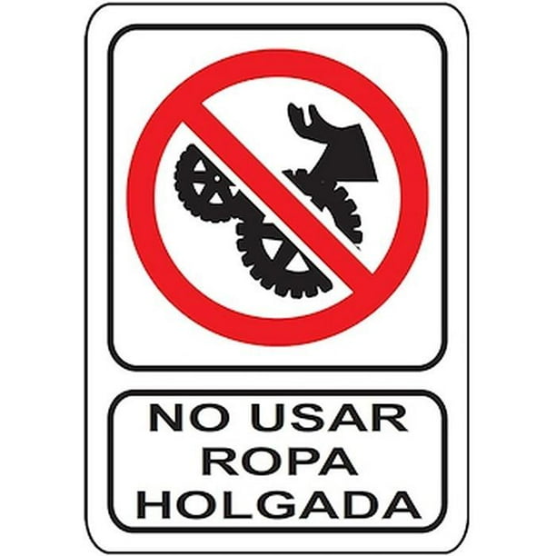 Rótulos para Espacios Públicos Señalamientos Prohibitivos 30x40 cm No ...