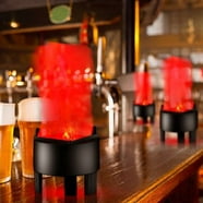 Elegantoss Artifical LED Fire Flame Light, Realistic Silk Flame Effect ...