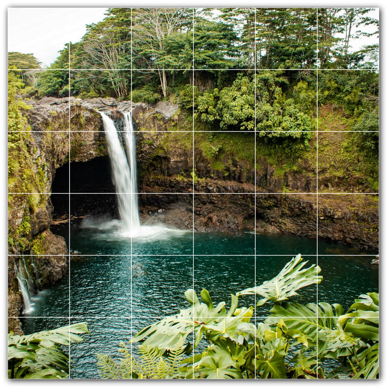 Picture-Tiles.com: Waterfalls Ceramic Tile Wall Mural WAL501100-66XL ...