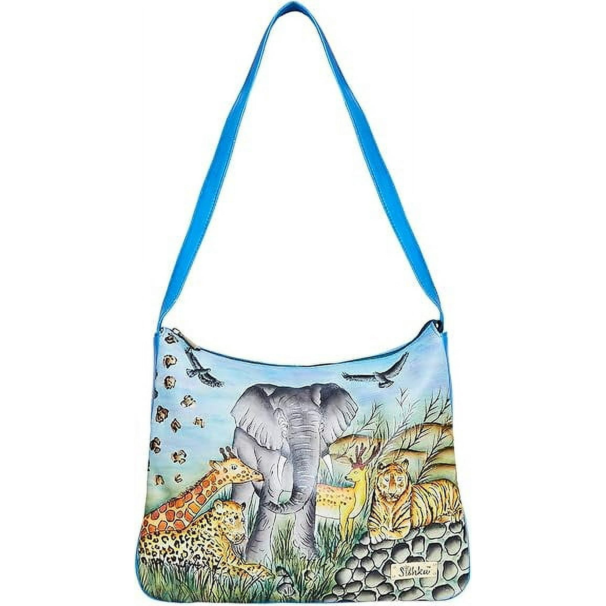 Click here for Sishka Womens Hand-Painted Leather Hobo Bags - Art... prices