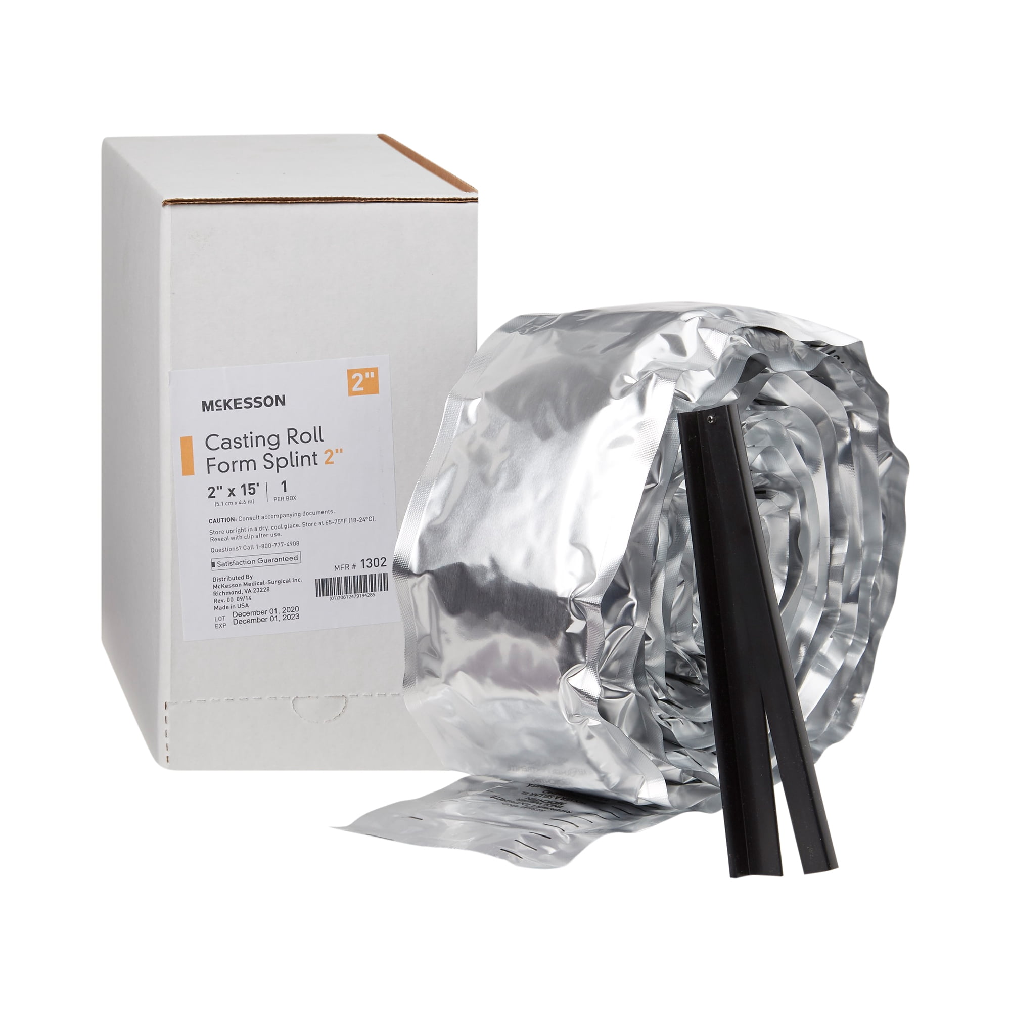 McKesson Padded Splint Roll - Fiberglass Orthopedic Casting Roll, 2 in ...