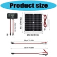40W Waterproof Monocrystalline Solar plate Kits Portable Outdoor ...