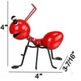 GRNSHTS Set of 4 Metal Ant Garden Decor - Outdoor Wall Art, Back ...