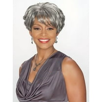 Charlotte Wig Color 2 - Foxy Silver Wigs Short Wedge Style Stacked ...