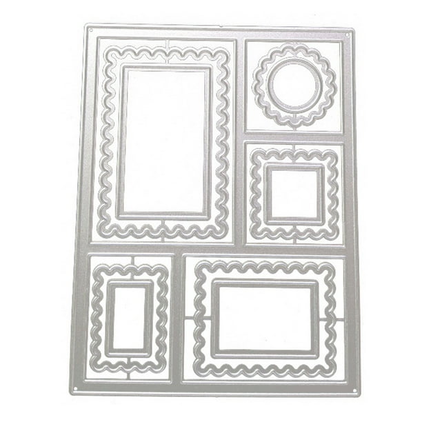 HeroNeo Frame Cutting Dies Metal Embossing Stencils Lace Border for ...