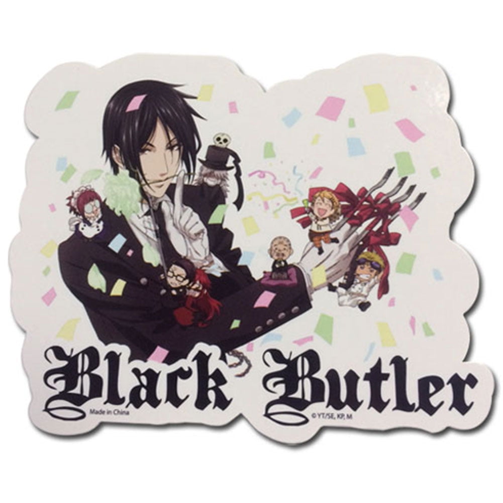 Black Butler Sticker - Walmart.com