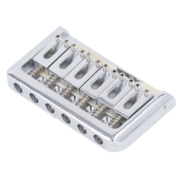 Hardtail Bridge, Replacement 6 String Hardtail Bridge with Saddles for ...
