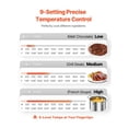Portable Induction Cooktop 1800W, Commercial Burner 9 Temp Settings ...