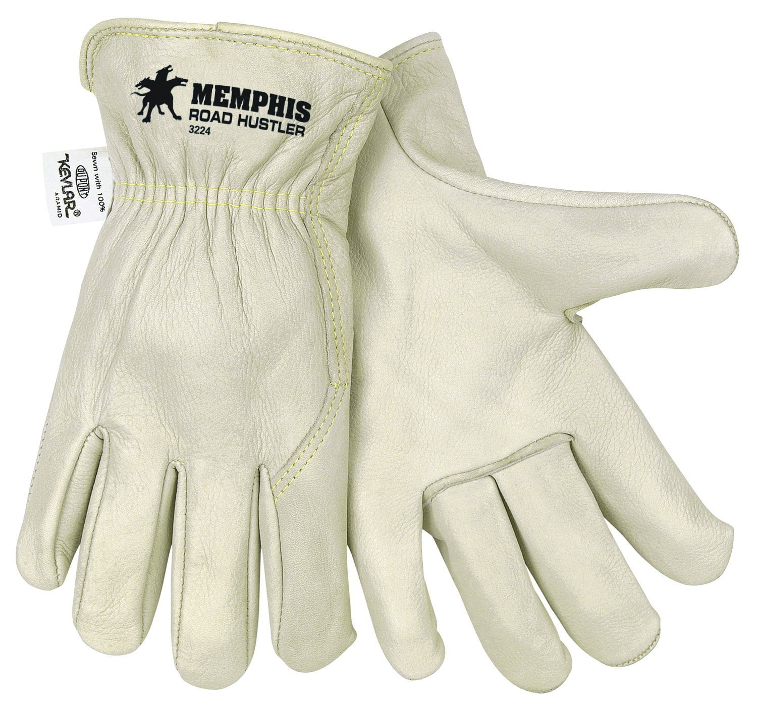 MCR Safety Road Hustler Drivers Gloves, Cow Grain Leather, Extra Large ...