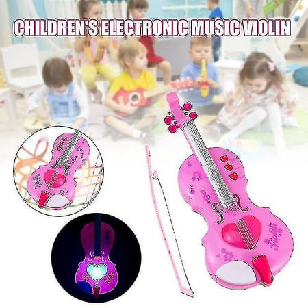 Child Violin Toy Electric Musical Instrument With Music Demo Sounds ...