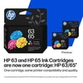HP 63/65 Tri-color Original Ink Crtg - Walmart.com