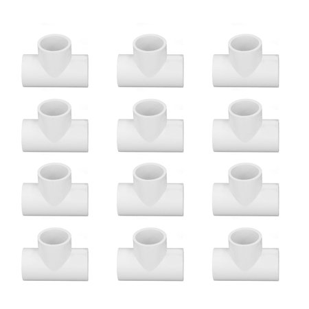 Pipe Fitting Adapter, PVC Tee Pipe Fittings Chemical Resistant Interior ...