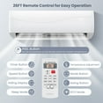 Costway 18000 Btu Mini Split Air Conditioner And Heater 19 Seer2 1250 Sq