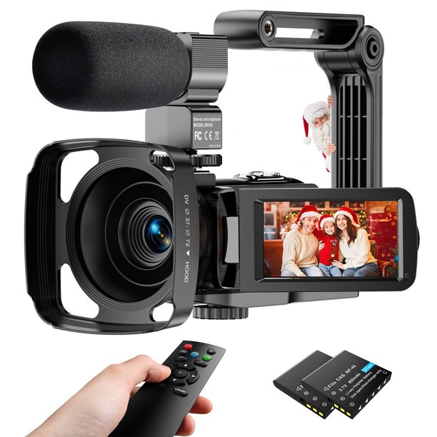 Video Camera Camcorder Ultra HD 2.7K 24FPS 36.0 MP IR Night Vision ...