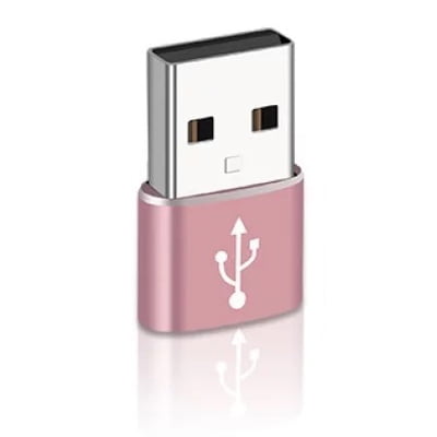 Metal One-Piece Shell Type-C Female To Male Usb Adapter Charging Data ...