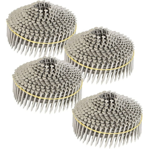 Handdo 1200 Counts Coil Siding Nail Full Round Head Wire Collated Coil ...