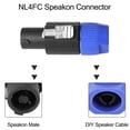 for Speakon Connector NL4FC Speaker Audio Cable Adapter, 4 Pole Male ...
