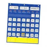 Calendar Pocket Chart Classroom Organized Chart Education Early ...