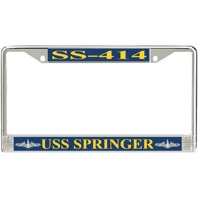 USS Springer SS-414 License Plate Frame - Walmart.com