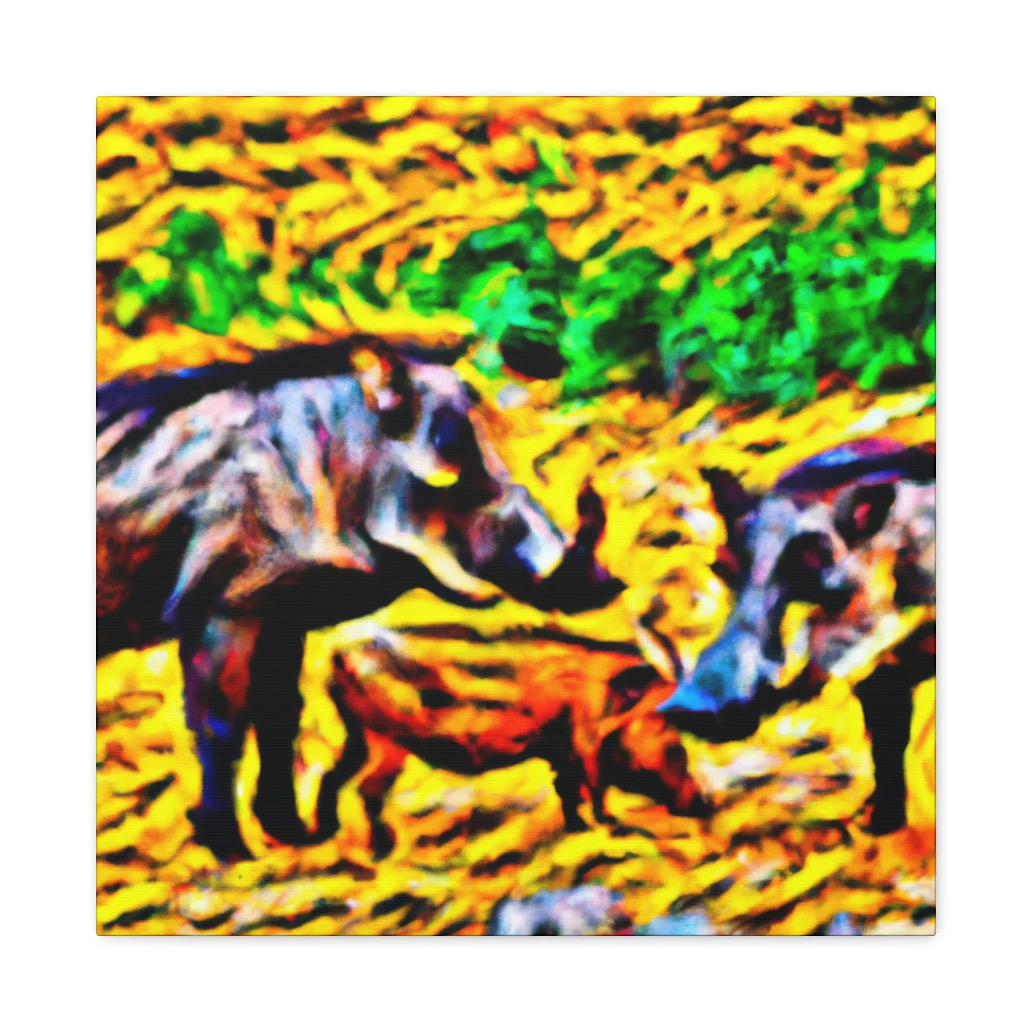 Warthog War Dance - Canvas - Walmart.com