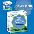 Equate Tampons with Premium Plastic Applicators, Unscented, Super (18 ...