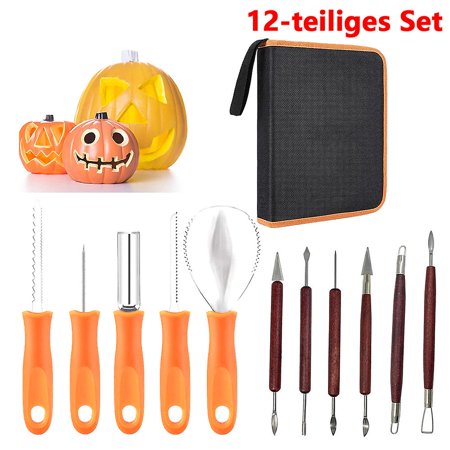 11 Piece Set Pumpkin Carving Kit Tools Halloween,professional Heavy ...