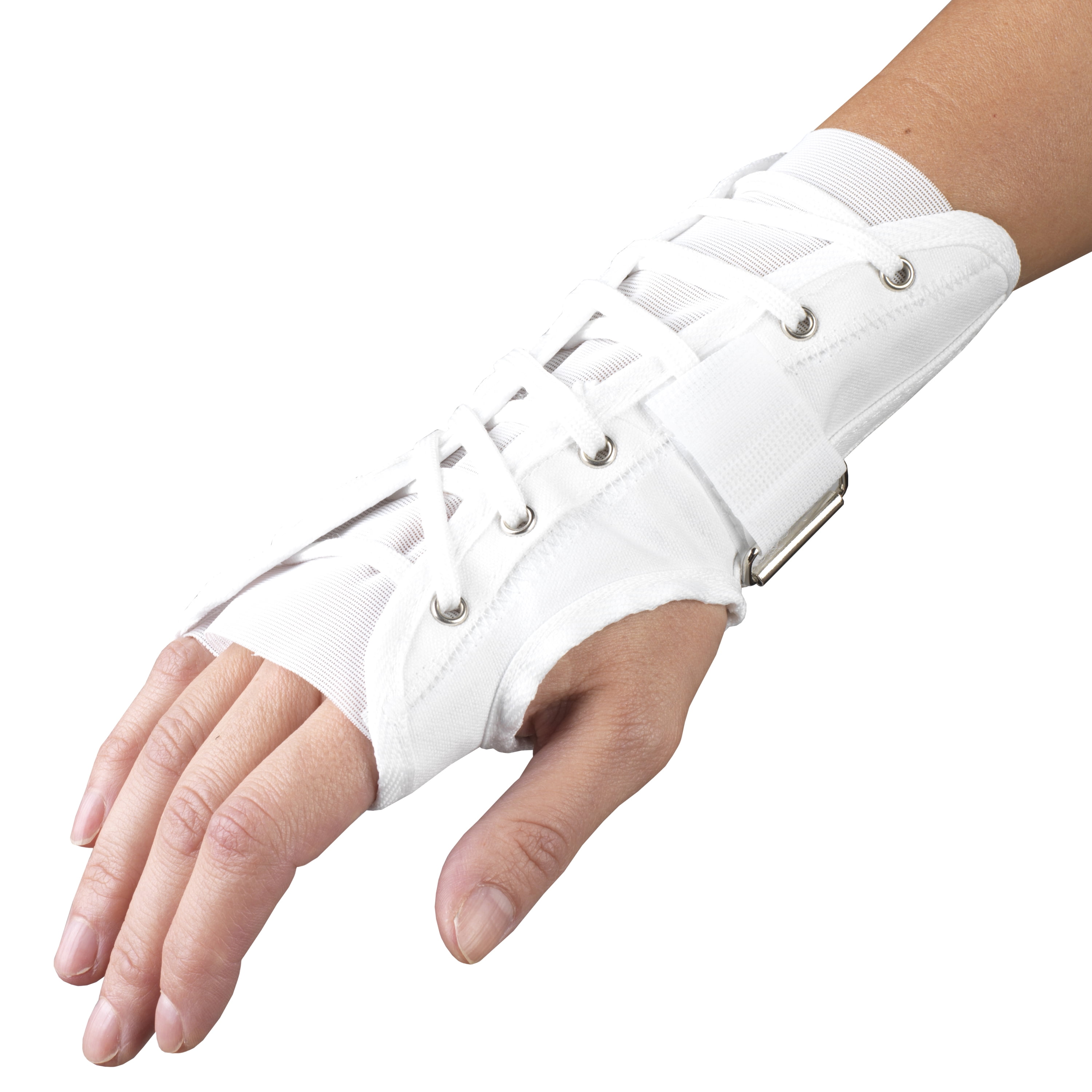 Champion Cloth Wrist Splint - Reversible, White, Large HSA/FSA Eligible ...