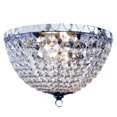 Elegant Designs 2 Light Victoria Crystal Rain Drop Ceiling Light ...