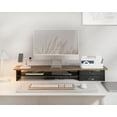 FENGE Dual Monitor Stand - 42.5 Riser with Acrylic Drawer - Walmart.com