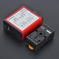 4X 110B Vehicle Detector AC220V Single Channel Inductive Vehicle Loop Detector for Car Parking ...