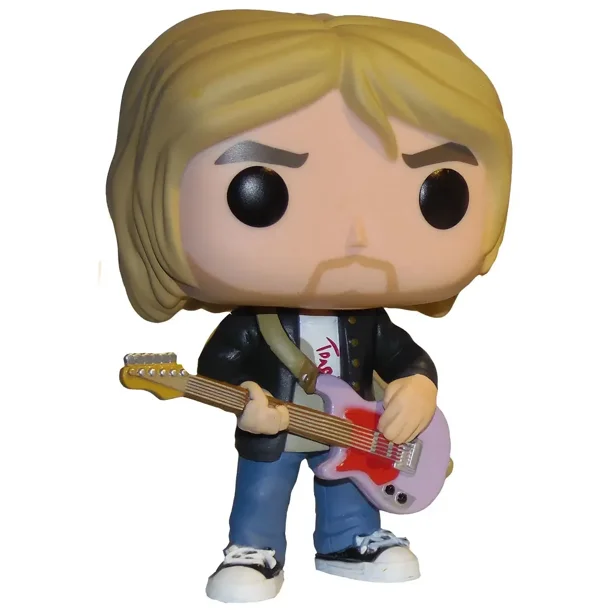 Funko Pop ROCKS Singer KURT COBAIN 64# 66 Cobain Musician 10cm PVC ...