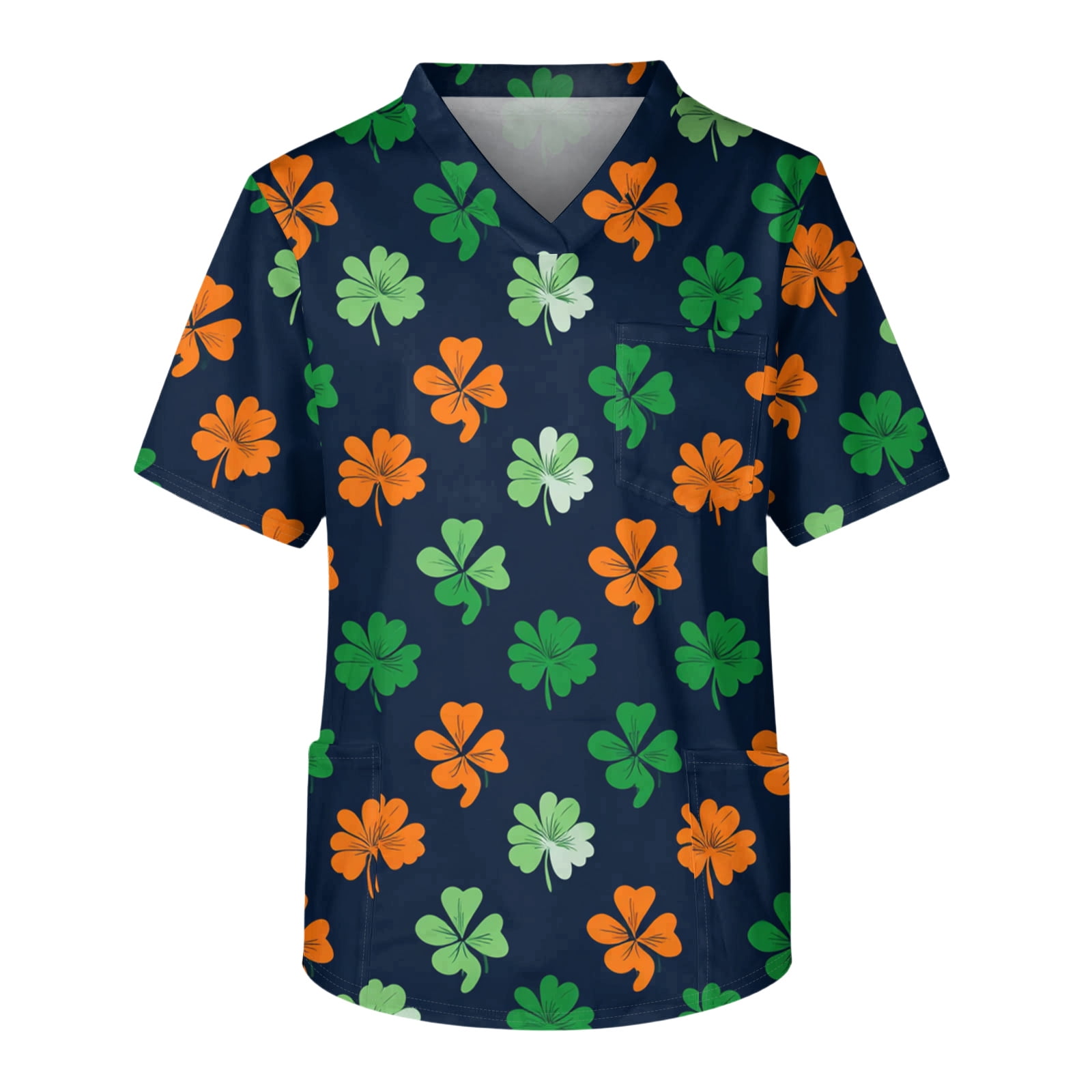 Click here for Oioloyjm St. Patricks Day Scrubs Men Shamrock Prin... prices