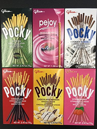 NineChef Bundle - Glico Pocky Japanese Pocky Variety Set ( Pack of 6 ... NineChef Bundle - Glico Pocky Japanese Pocky Variety Set ( Pack of 6 ...