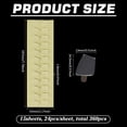 15Sheet Trapezoid Acrylic Duble Sided Stickers with Hand Tear Position ...